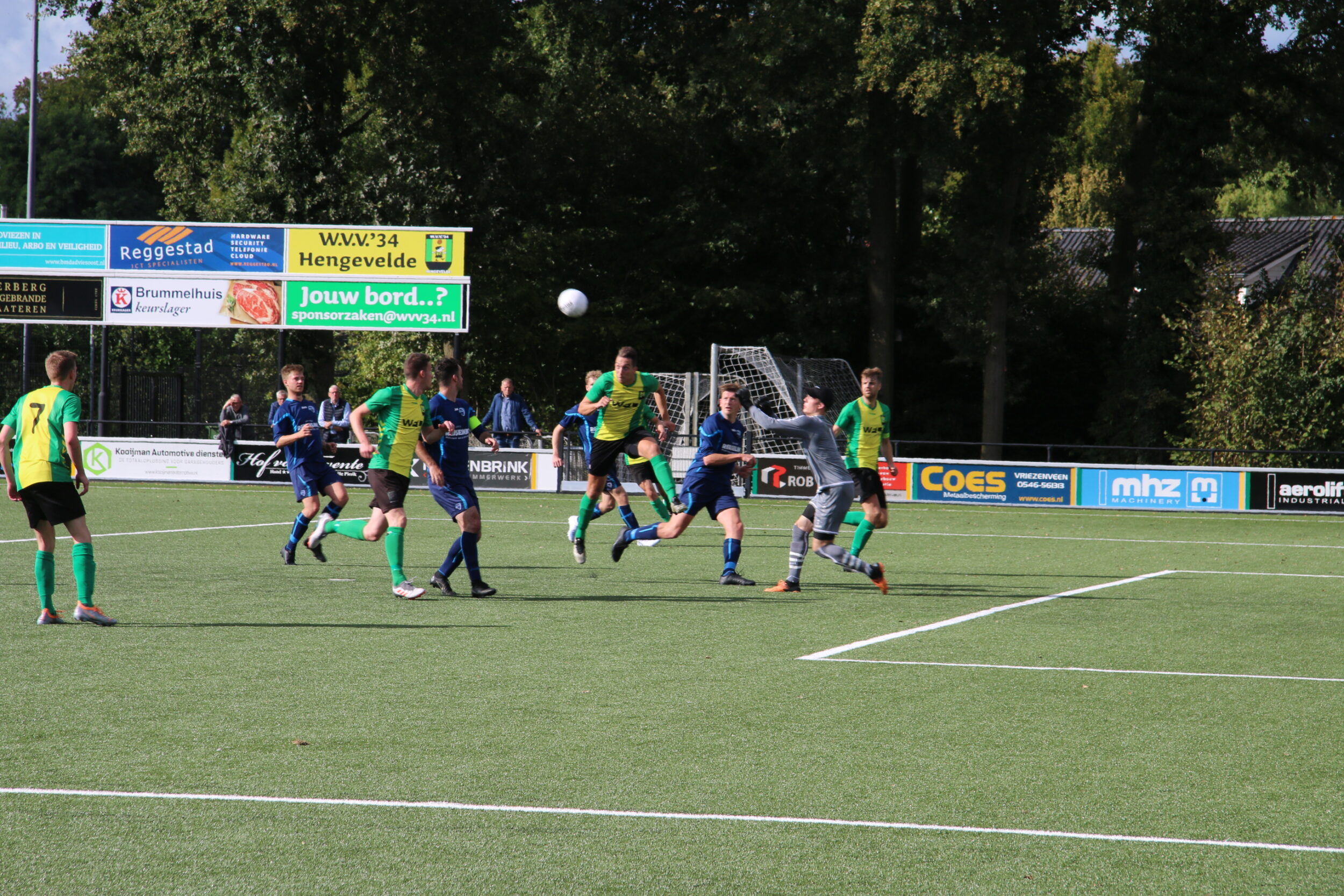 W.V.V.'34 speelt gelijk: "Wij meer kansen, zij de grootste kansen ...